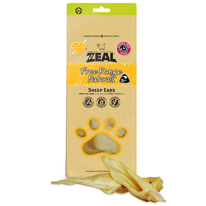 【楽天市場】[賞味期限：2025年3月10日]ZEAL エアドライ ナチュラルペットトリーツ フリーレンジ 羊の耳 125g無添加 素材その ...