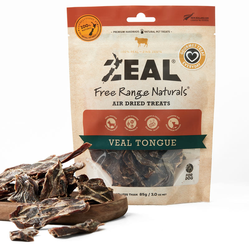 【楽天市場】ZEAL フリーレンジ 仔牛タン 85g：ペットシーツ専門店スタイルプラス