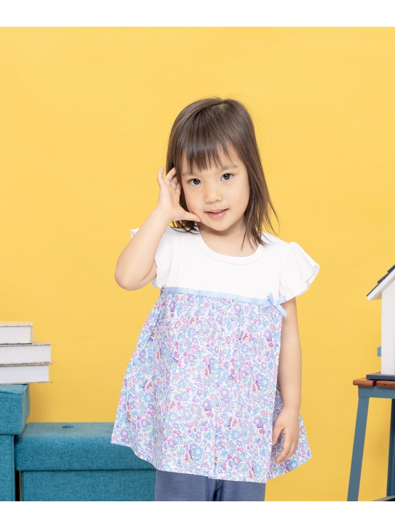 【楽天市場】ANPANMAN KIDS COLLECTION APKC/(K)小花切替リボンチュニック アンパンマンキッズコレクション ...