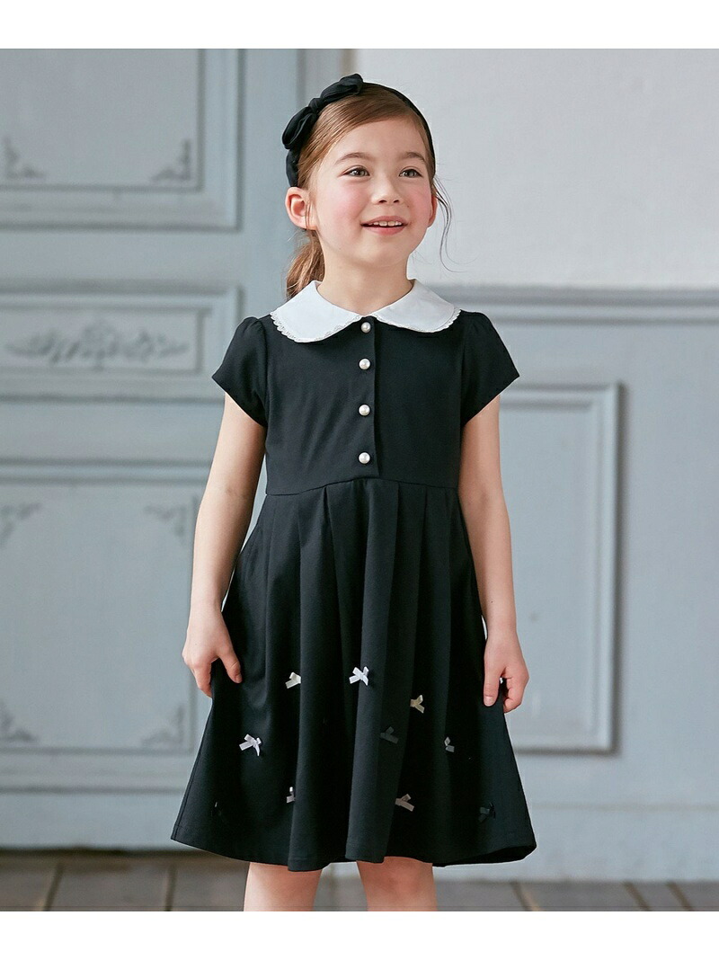 【楽天市場】【SALE／30%OFF】any FAM KIDS 襟付き きちんと ワンピース エニィファム ワンピース・ドレス ワンピース ブラック【RBA_E】：Rakuten ...
