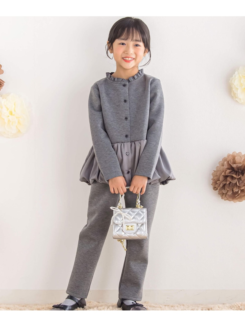 【楽天市場】【SALE／30%OFF】BeBe Petits Pois Vert 【店舗限定】ポンチサテントップス+パンツ セットアップ(95 ...