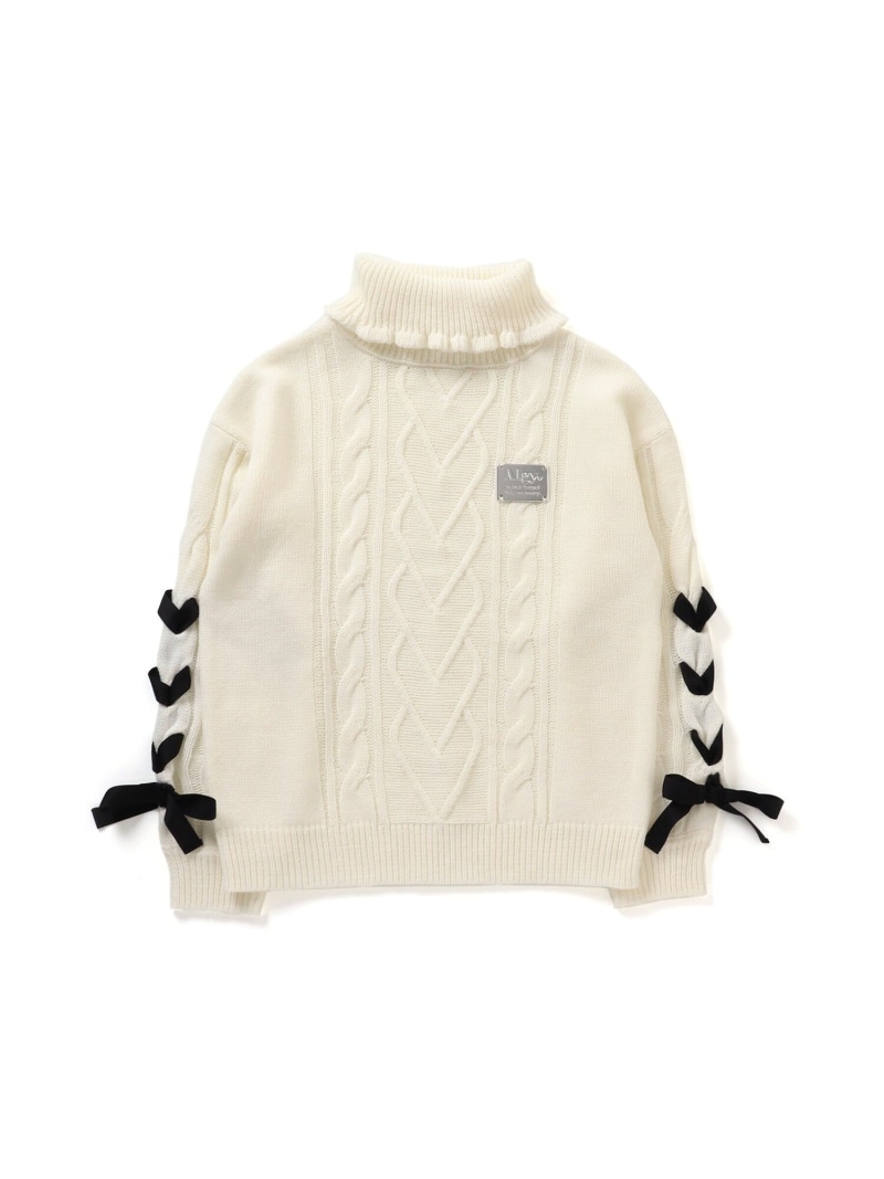 【楽天市場】【SALE／20%OFF】ALGY 10th復刻 レースアップオフタートルニット エフオーオンラインストア トップス ニット ...