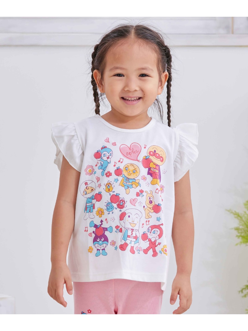 【楽天市場】ANPANMAN KIDS COLLECTION ANPANMAN KIDS COLLECTION/(K)仲間たちとリンゴ柄T ...