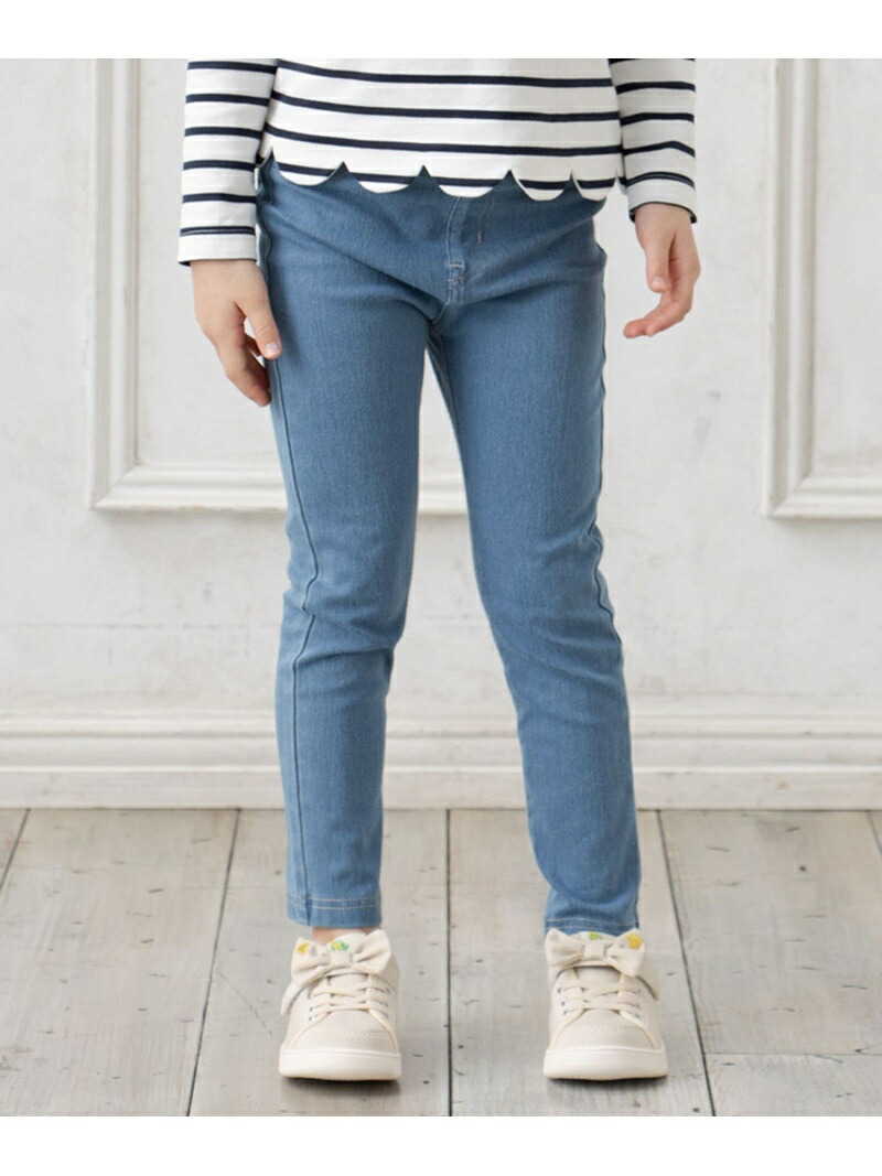 【楽天市場】【SALE／33%OFF】any FAM KIDS カット デニム パンツ エニィファム パンツ その他のパンツ ブルー ネイビー【RBA_E】：Rakuten Fashion Kids