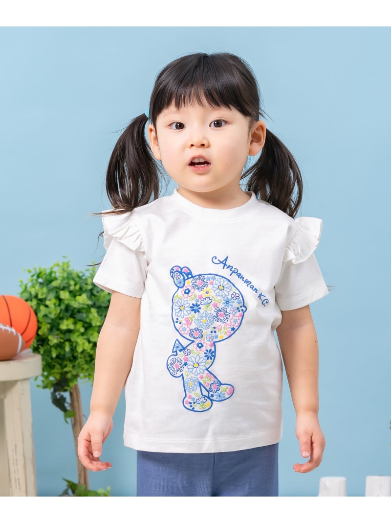 【楽天市場】ANPANMAN KIDS COLLECTION ANPANMAN KIDS COLLECTION/(K)お花モチーフシルエットT ...