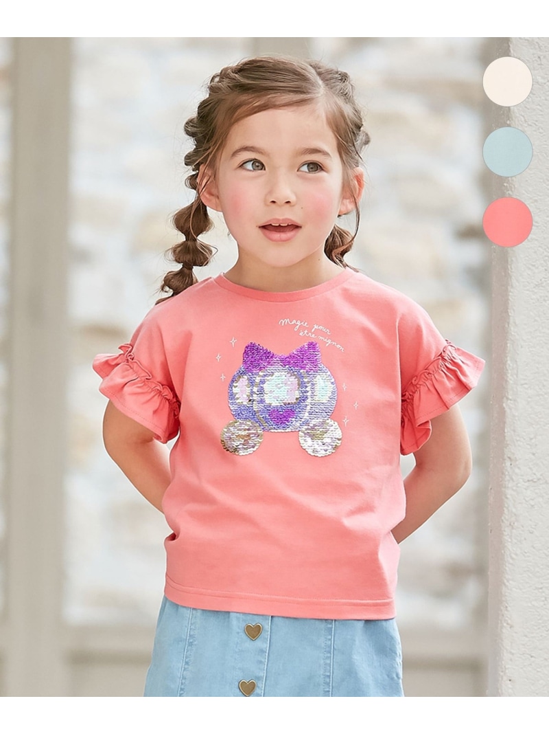 【楽天市場】【SALE／20%OFF】any FAM KIDS 接触冷感 ミラクルスパンコール Tシャツ エニィファム トップス カットソー・Tシャツ ベージュ ブルー ピンク【RBA_E ...