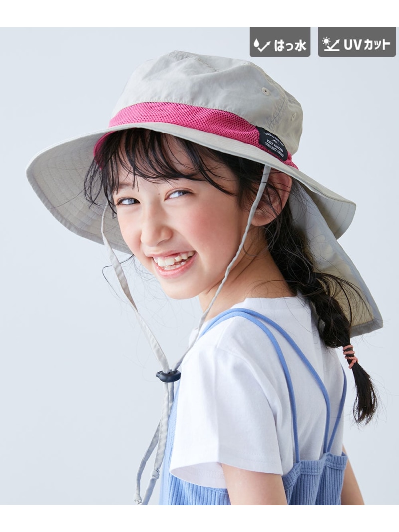 【楽天市場】【SALE／5%OFF】devirock UVカット 親子で使える 日よけ付き 撥水 フェスハット 帽子 ハット 25SS デビロック 帽子 ハット ブラック グレー ブルー ...