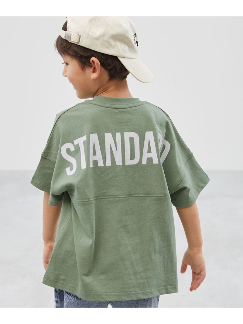 【楽天市場】devirock STANDARD バックロゴプリント 半袖Tシャツ トップス 半袖Tシャツ Tシャツ デビロック トップス カットソー・Tシャツ グリーン ベージュ ピンク ...