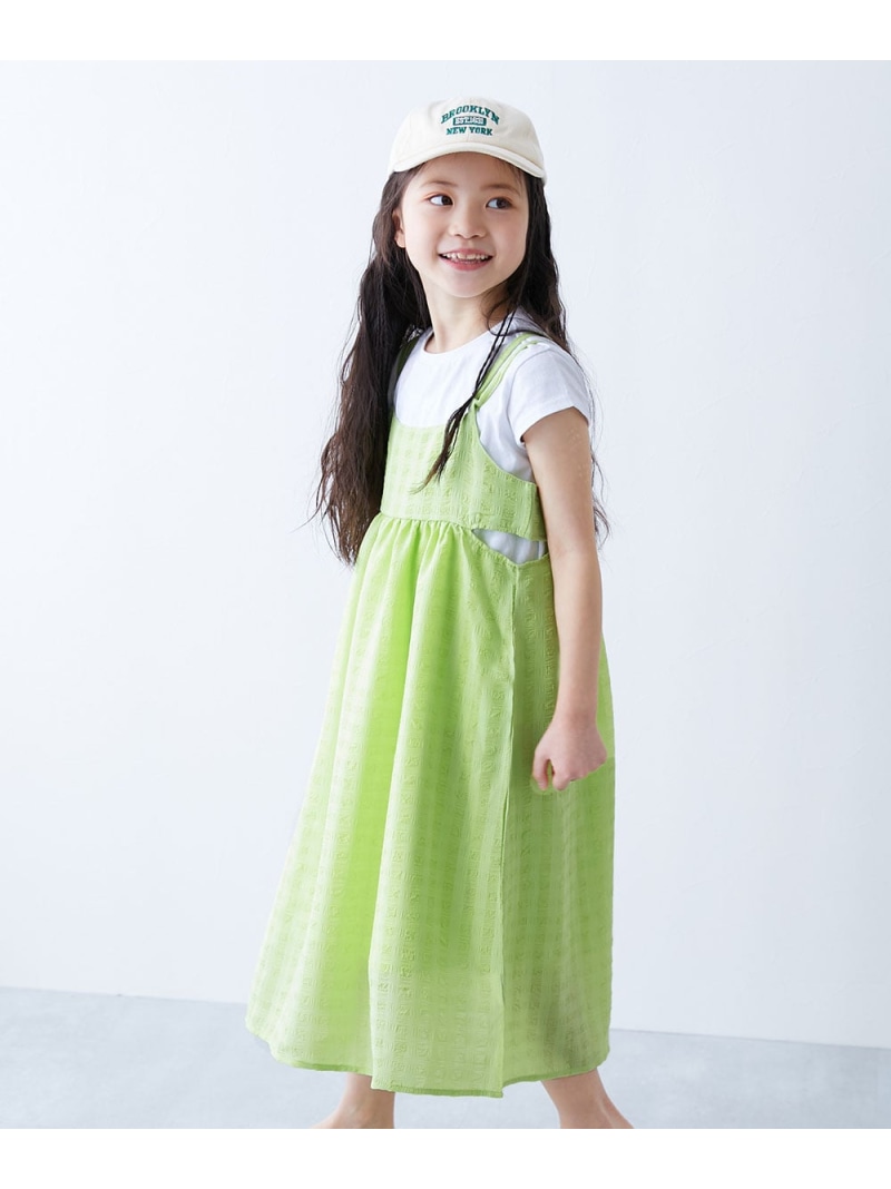 【楽天市場】【SALE／25%OFF】devirock ポコポコチェック キャミワンピース&半袖Tシャツセット セットアップ 25SS デビロック スーツ・フォーマル セットアップスーツ ...