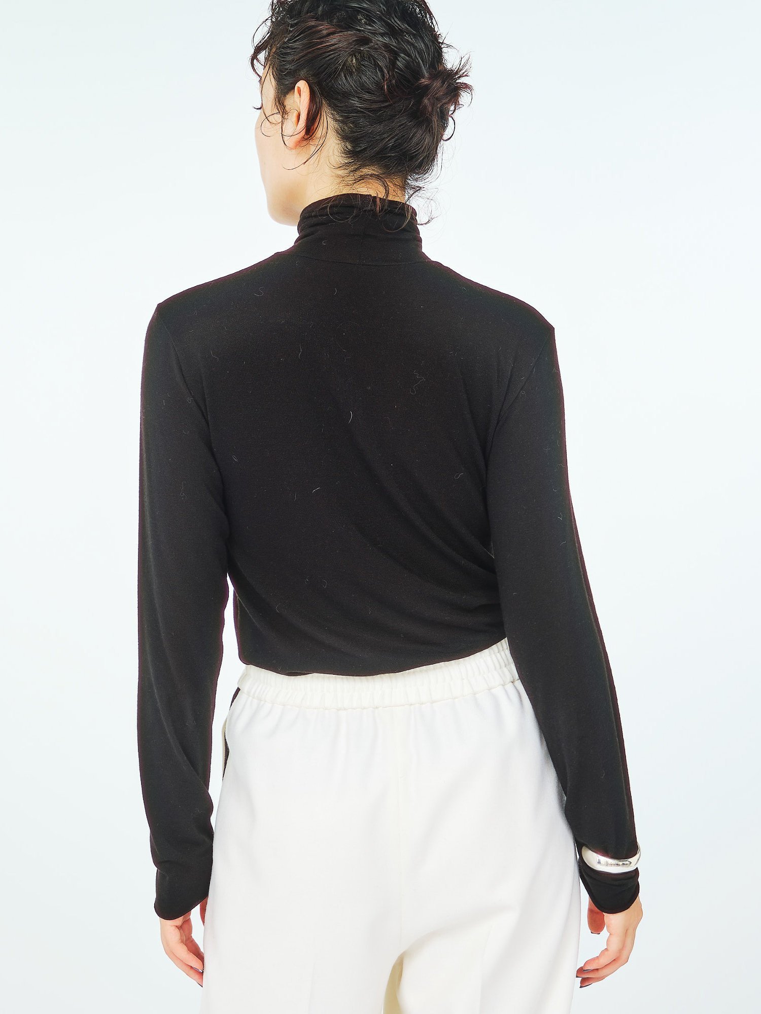 【SALE／10%OFF】Whim Gazette 【THE PAUSE】テンセルカシミヤタートルプルオーバー ウィム ガゼット トップス ...