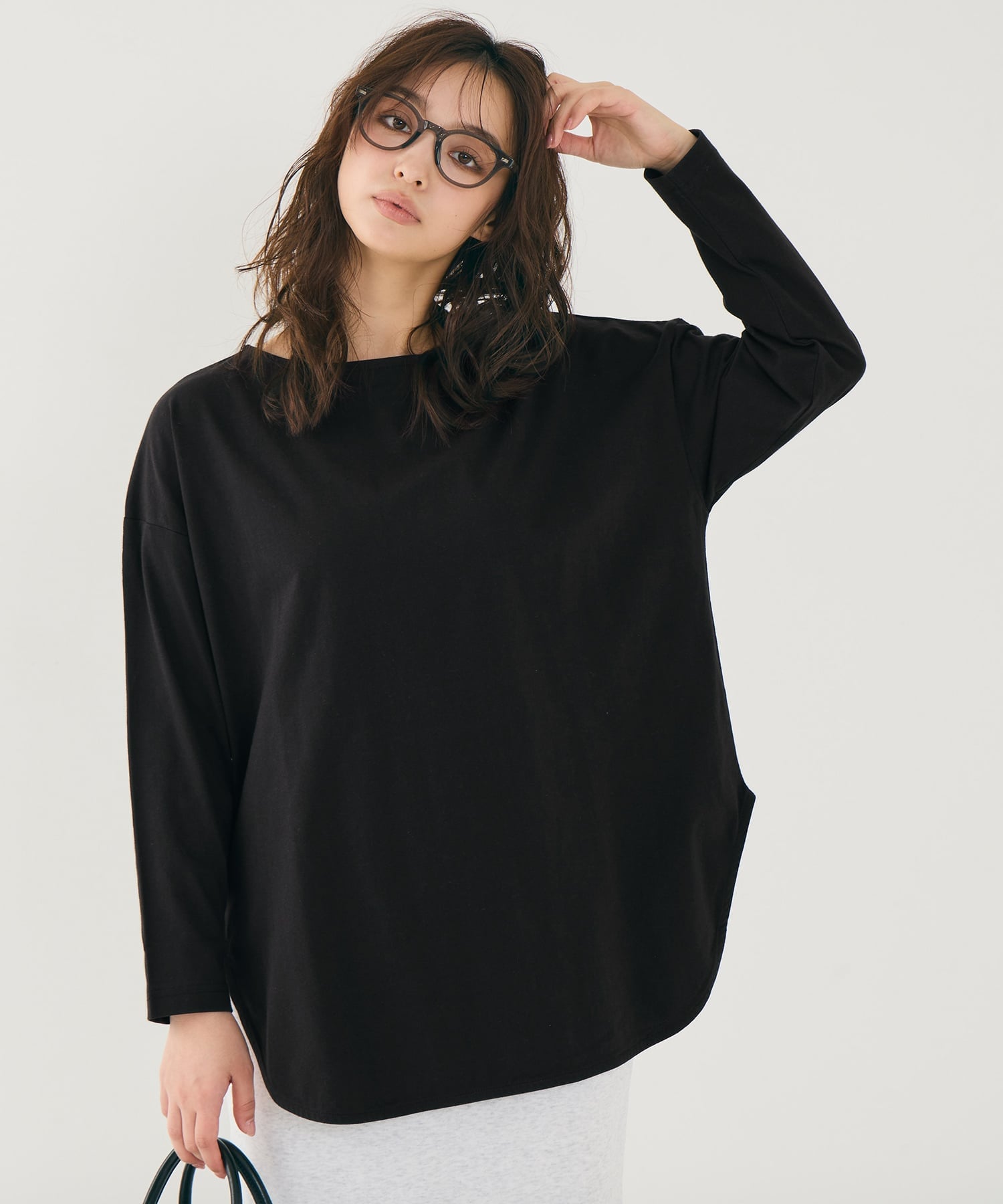 【SALE／10%OFF】coca 【再入荷・XLサイズ登場】レギュラーオンスコットンサイドスリットビッグTシャツ コカ トップス カットソー ...