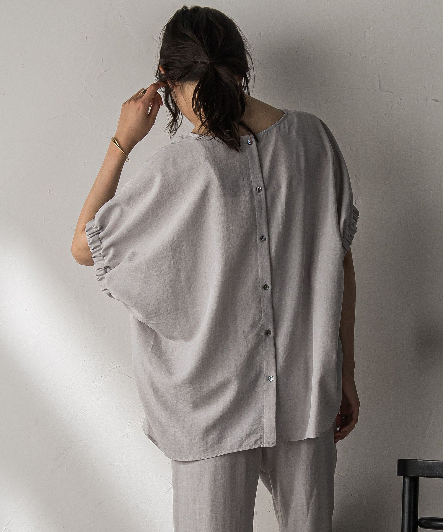 【SALE／10%OFF】MAYSON GREY 【新色追加】ドルマンブラウス≪手洗い可能 / セットアップ対応≫ メイソングレイ トップス シャツ・ブラウス ブラウン ブラック ブルー ...