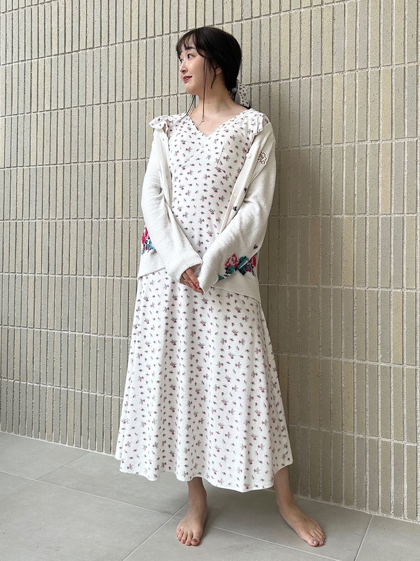 【SALE／30%OFF】SNIDEL HOME 【FEILER】ニットカーディガン スナイデルホーム インナー・ルームウェア その他のインナー・ルームウェア ホワイト ブルー ブラック【送料無料】