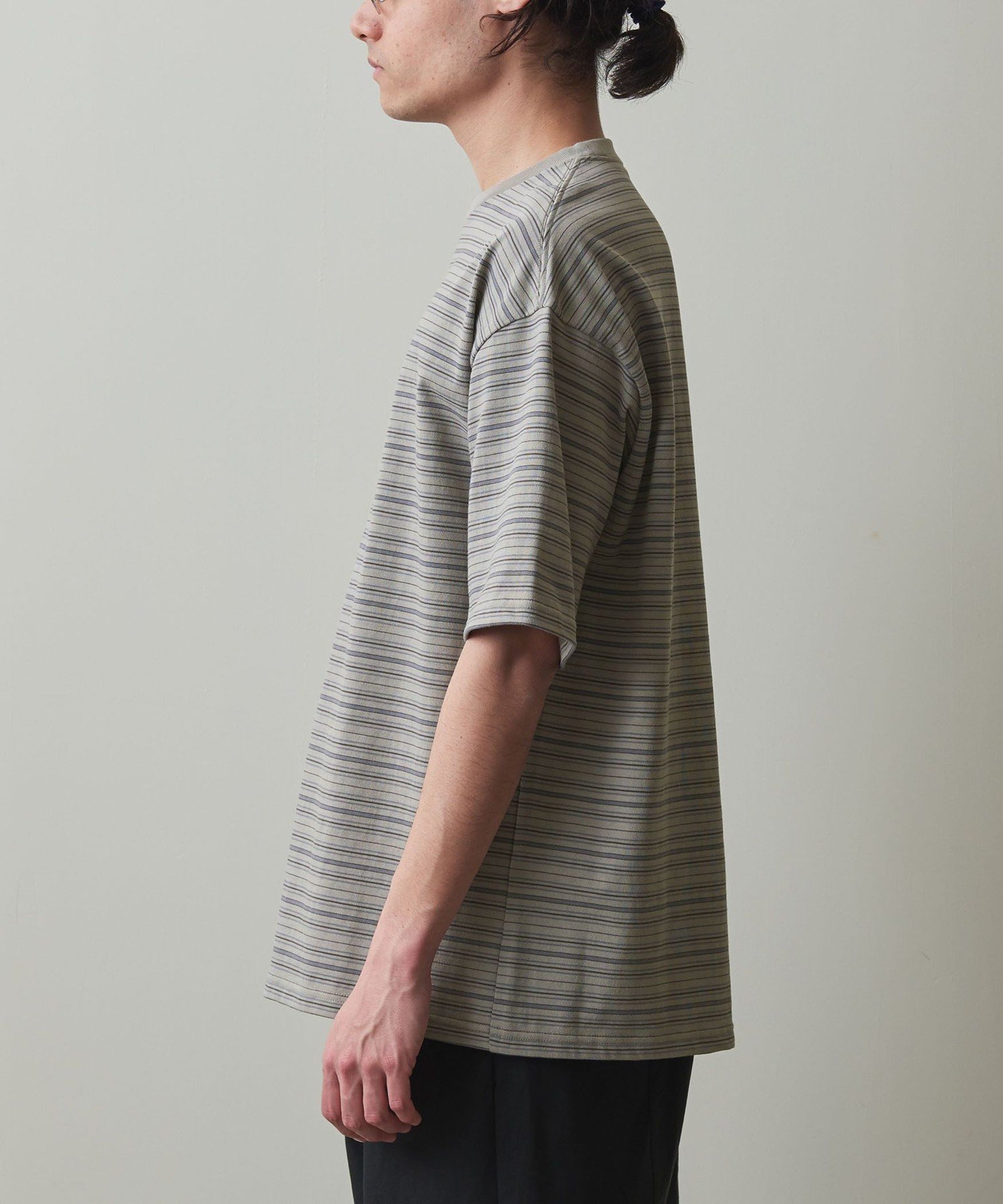 Steven Alan ＜Steven Alan＞ 21MVS ボーダー ショートスリーブ Tシャツ -BOLD ビューティー＆ユース ユナイテッドアローズ トップス カットソー・Tシャツ ...