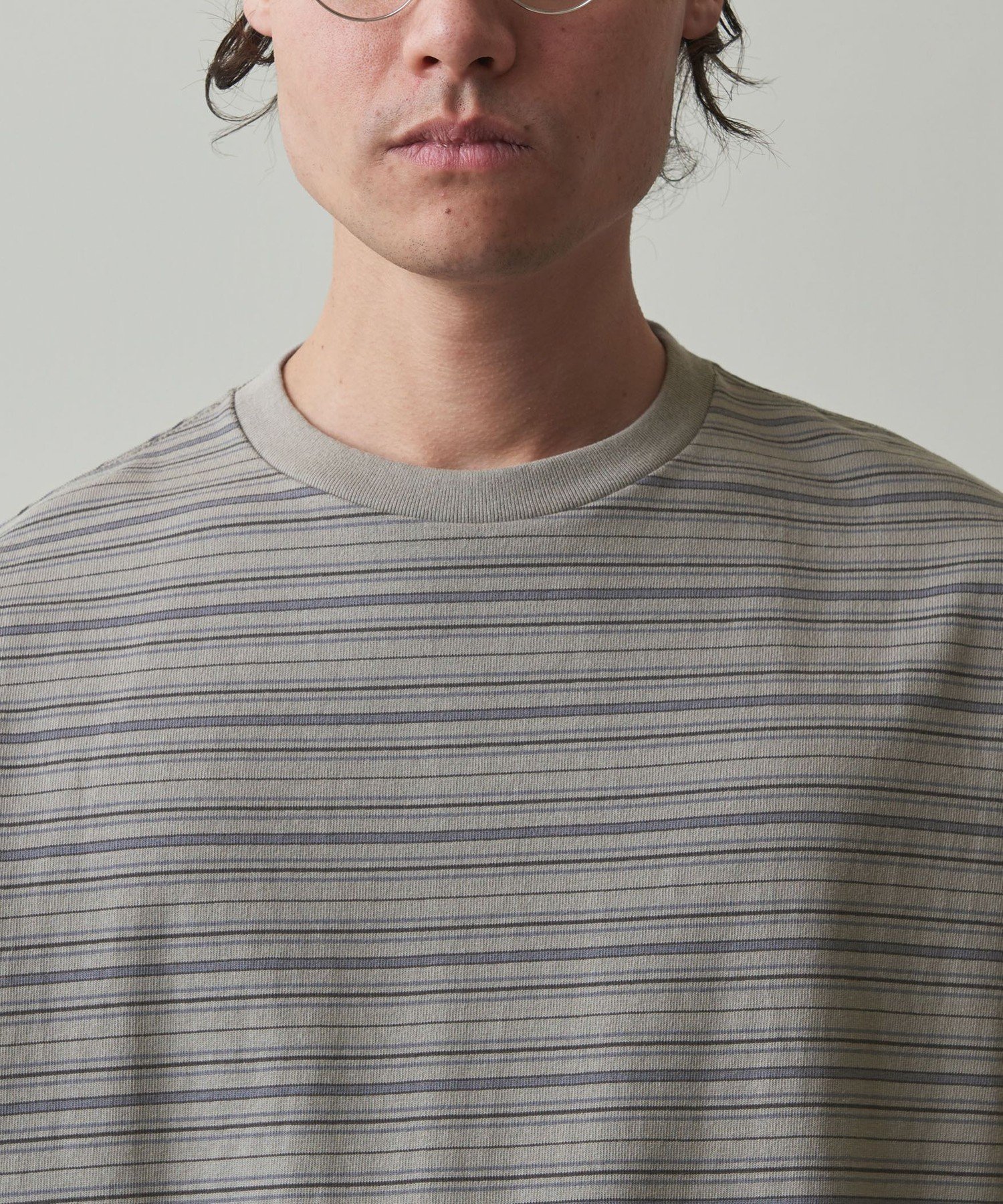 Steven Alan ＜Steven Alan＞ 21MVS ボーダー ショートスリーブ Tシャツ -BOLD ビューティー＆ユース ...