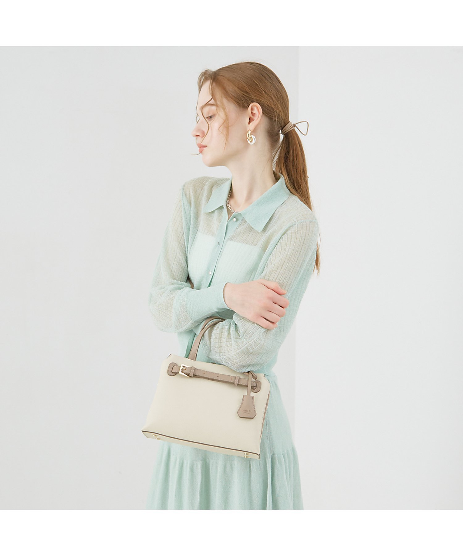 楽天市場】【SALE／20%OFF】Mira/METALハンドルminiショルダーバッグ