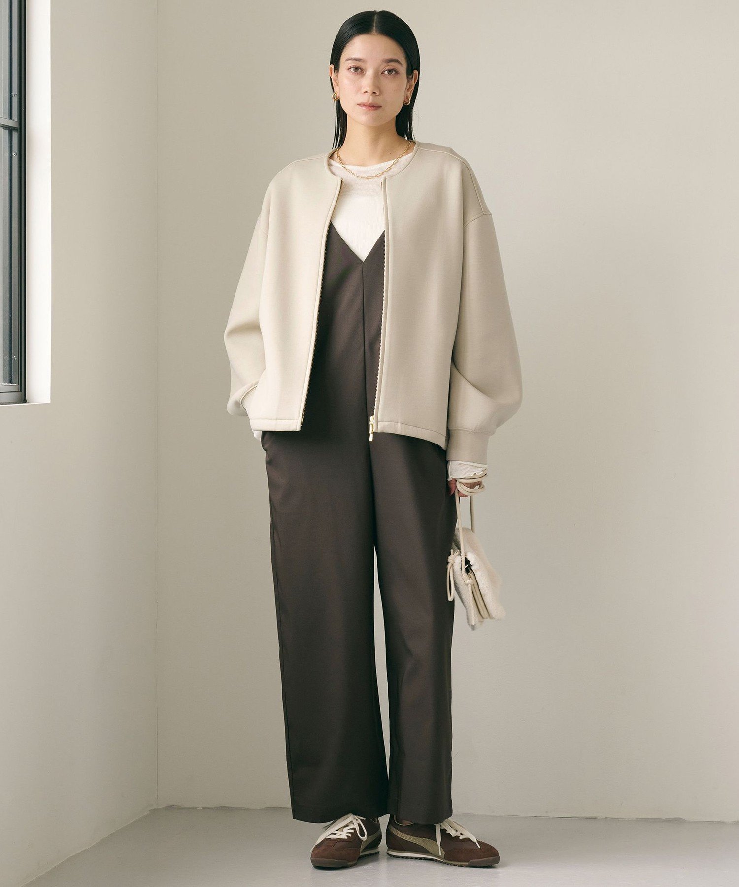 【SALE／40%OFF】UNITED ARROWS green label relaxing ダンボール ノーカラー ブルゾン ユナイテッド ...