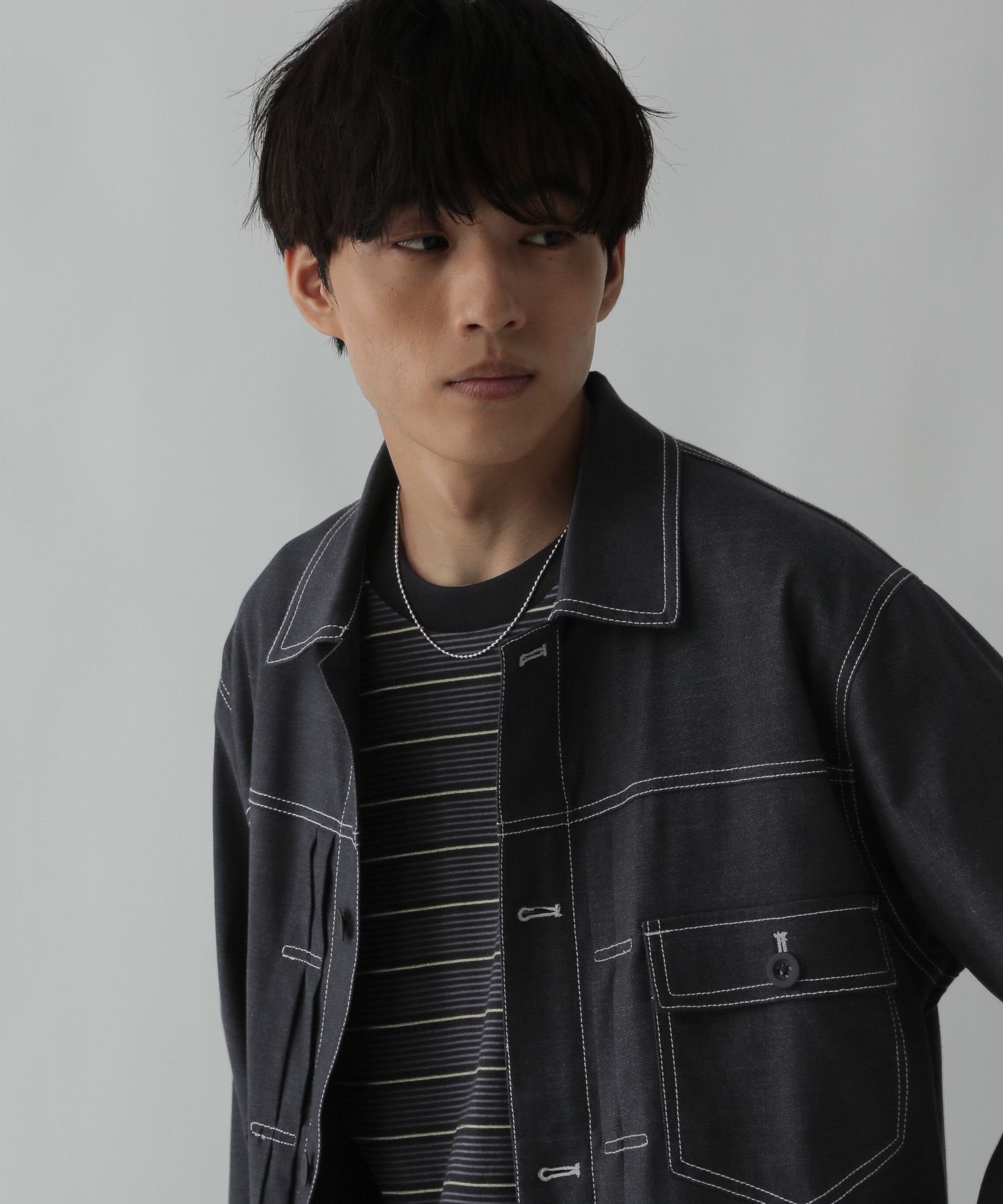 GLOBAL WORK クリーンデニム/トラッカージャケット/CLEAN MODE/575819 グローバルワーク ジャケット・アウター ...