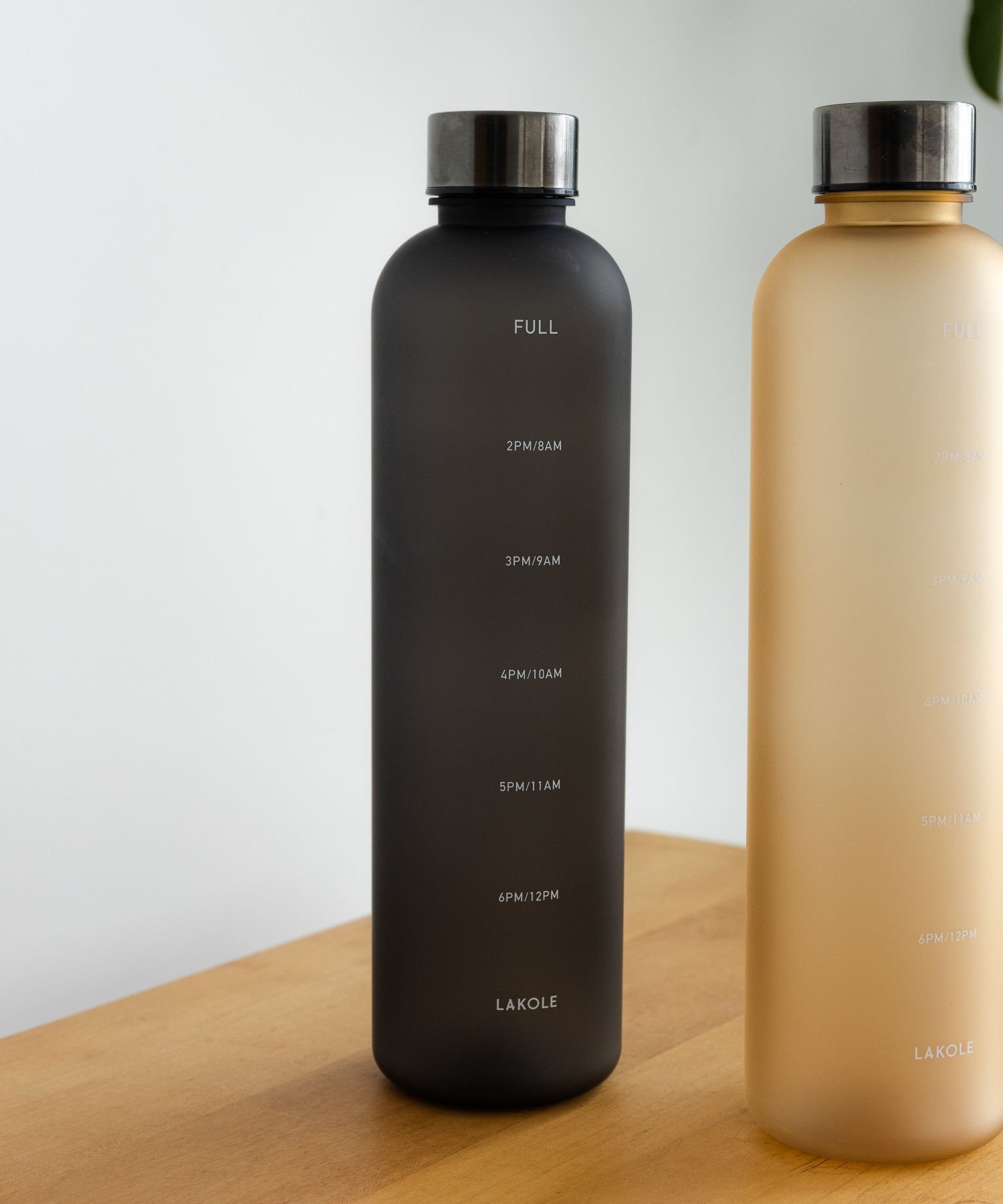 LAKOLE (U)ウォーターボトル1L フロスト ラコレ 食器・調理器具・キッチン用品 水筒・マグボトル グレー ベージュ