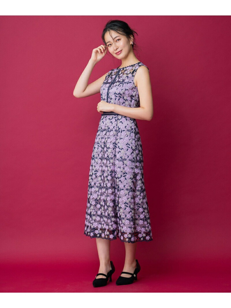 【SALE／30%OFF】TOCCA 【WEB限定】【TOCCA LAVENDER】Flower Bouquet Embroidery Dress ドレス トッカ ワンピース シャツワンピース ...