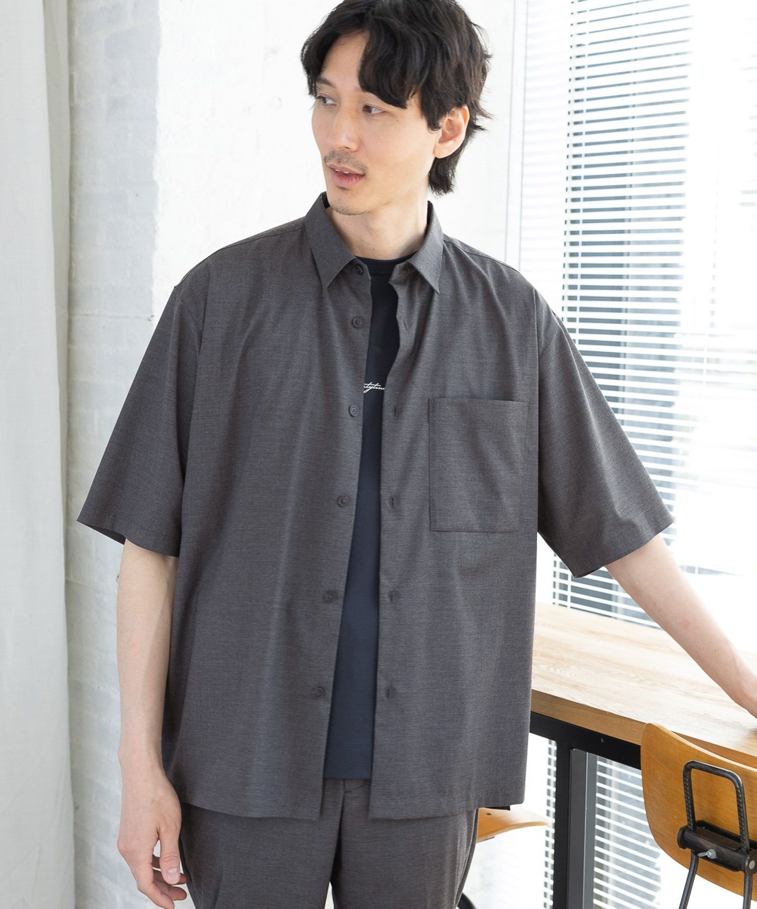 【SALE／30%OFF】GLOBAL WORK アーバンシャツAIR/5分袖/986848 グローバルワーク トップス その他のトップス ...