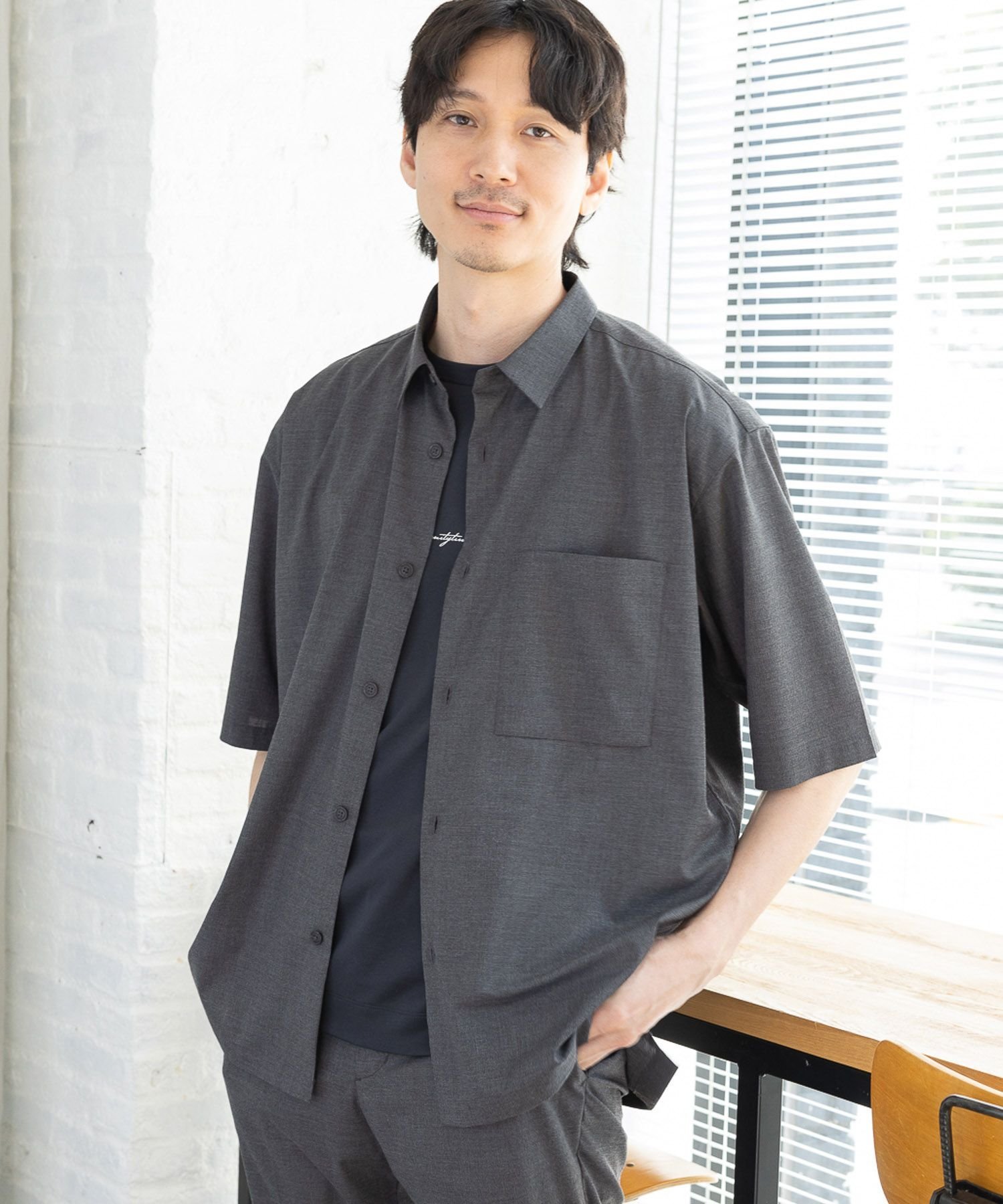【SALE／30%OFF】GLOBAL WORK アーバンシャツAIR/5分袖/986848 グローバルワーク トップス その他のトップス ...