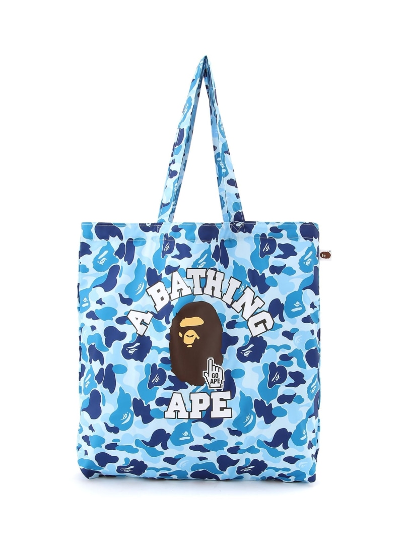 【楽天市場】A BATHING APE BAPE CAMO GO APE POINTER COLLEGE TOTE BAG ア ベイシング ...