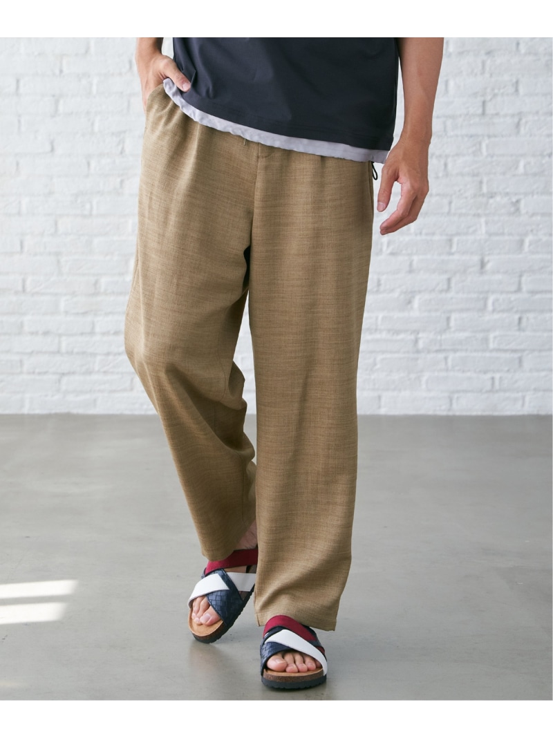 【楽天市場】ikka Reflax(R) ワイドイージーパンツ イッカ パンツ その他のパンツ ベージュ グレー【先行予約】*【送料無料】：Rakuten Fashion Men