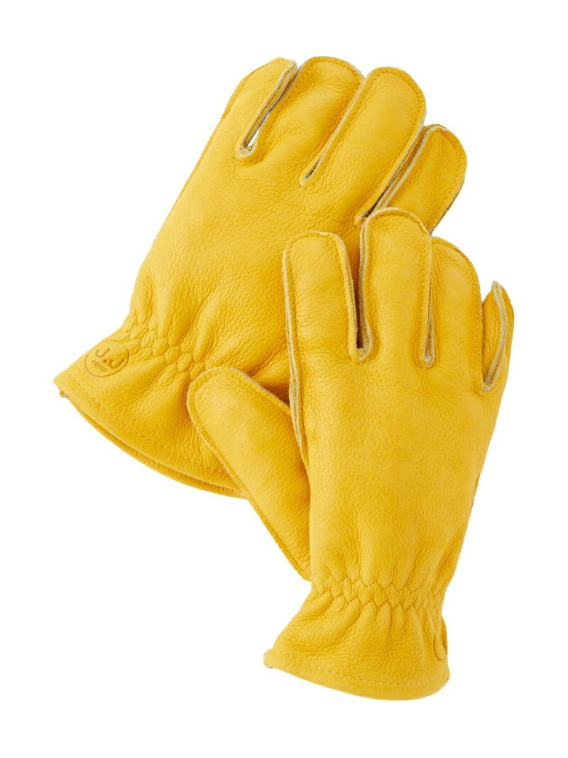 【楽天市場】【SALE／78%OFF】J.J CAMP J.J CAMP/(M)J.J CAMP レザーグローブ 革手袋 アウトドア ローブ ファッション雑貨 手袋 イエロー ブラック【RBA ...