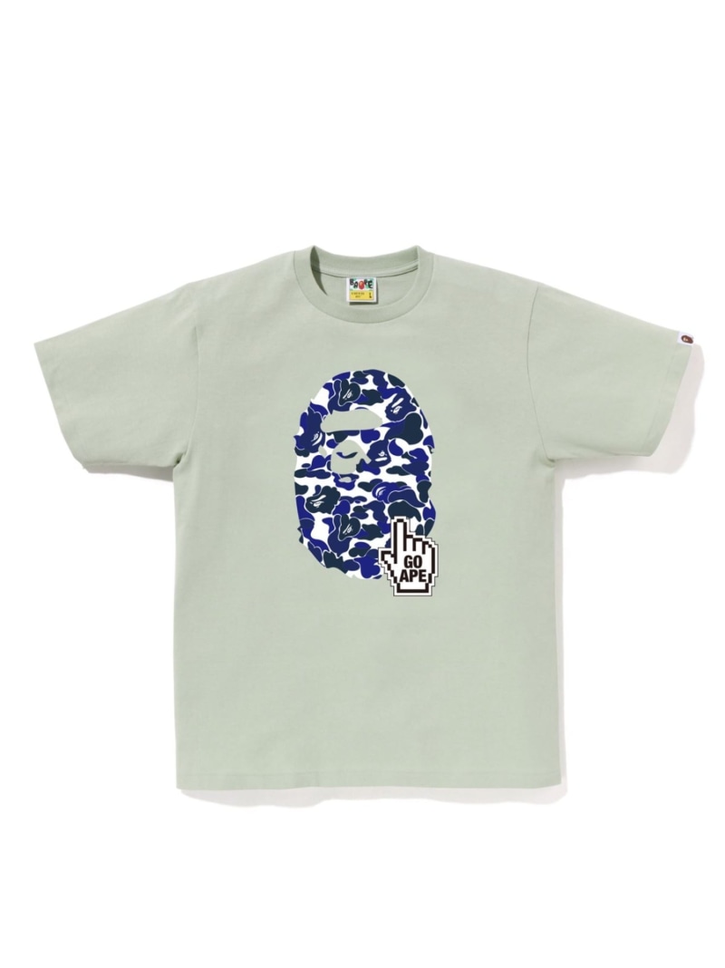 【楽天市場】A BATHING APE BAPE CAMO GO APE POINTER BIG APE HEAD TEE ア ベイシング ...