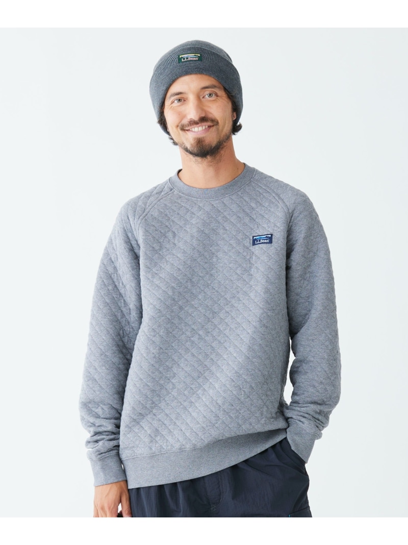 【楽天市場】L.L.Bean キルト・スウェットシャツ、クルーネック 米国フィット・レギュラー エルエルビーン トップス スウェット ...