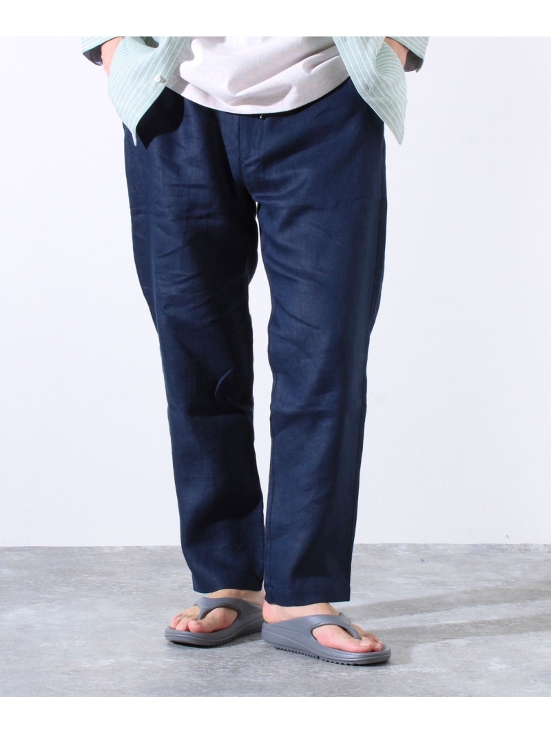 【楽天市場】【SALE／30%OFF】GLOSTER 【追加販売】【GLOSTER/グロスター】リネン100% イージーパンツ リラックス ...