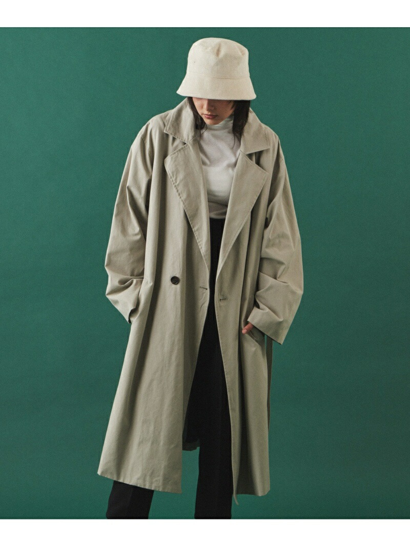 【楽天市場】WEGO MEN'S LOOSE W BELTED COAT ウィゴー ジャケット・アウター ステンカラーコート ベージュ【送料 ...