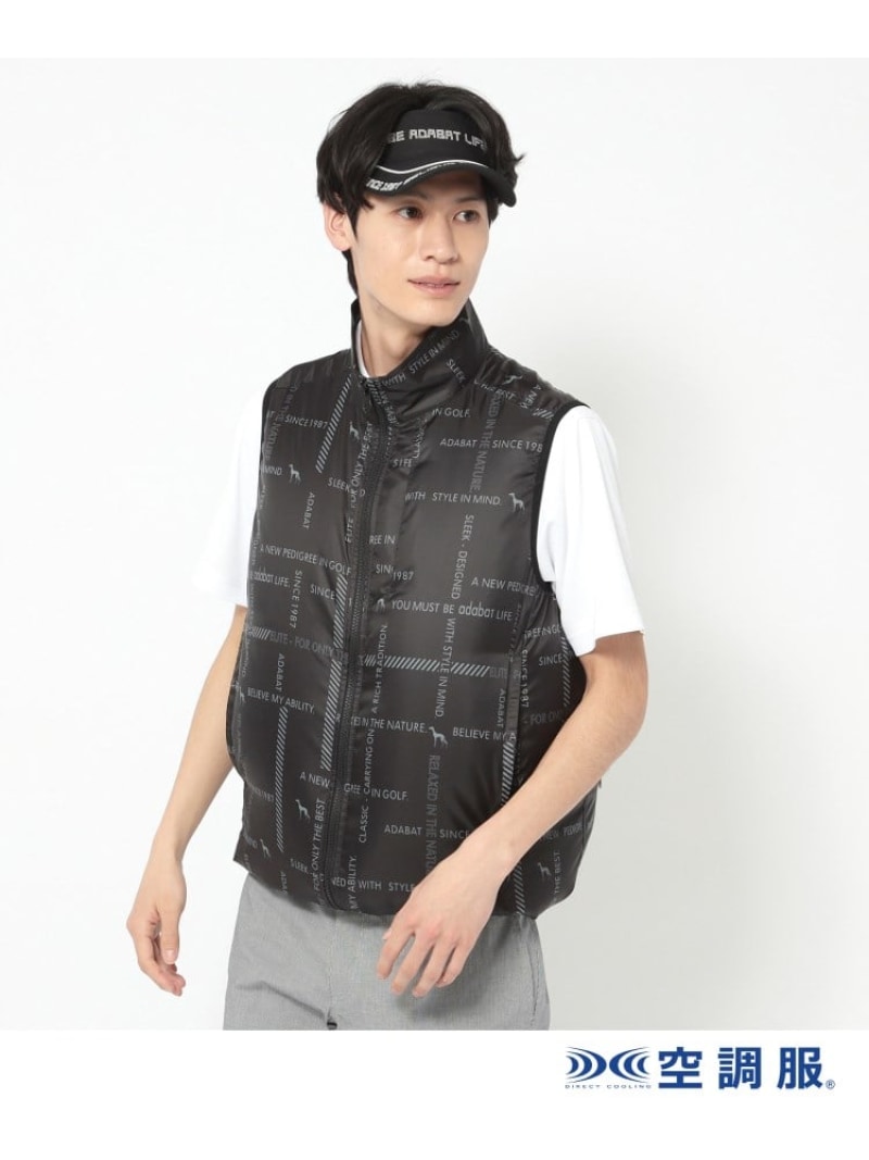【楽天市場】adabat 【ファン別売り】 「空調服(R)」ベスト アダバット トップス ベスト・ジレ ブラック【送料無料】：Rakuten Fashion Men