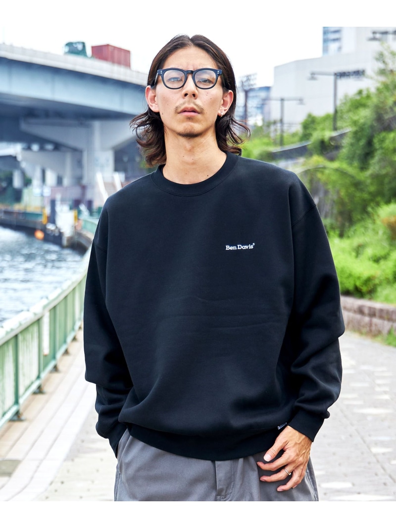【楽天市場】BEN DAVIS / WHITE LABEL 【BEN DAVIS(ベンデイビス)】HEAVY SWEAT CREW / 刺繍 ...