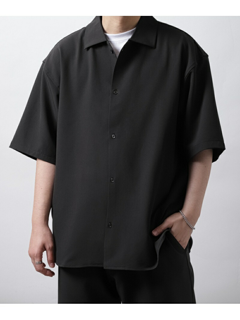 【楽天市場】ZIP FIVE ポリ2WAYストレッチレギュラーカラー半袖シャツ ジップファイブ トップス シャツ・ブラウス ブラック カーキ ...