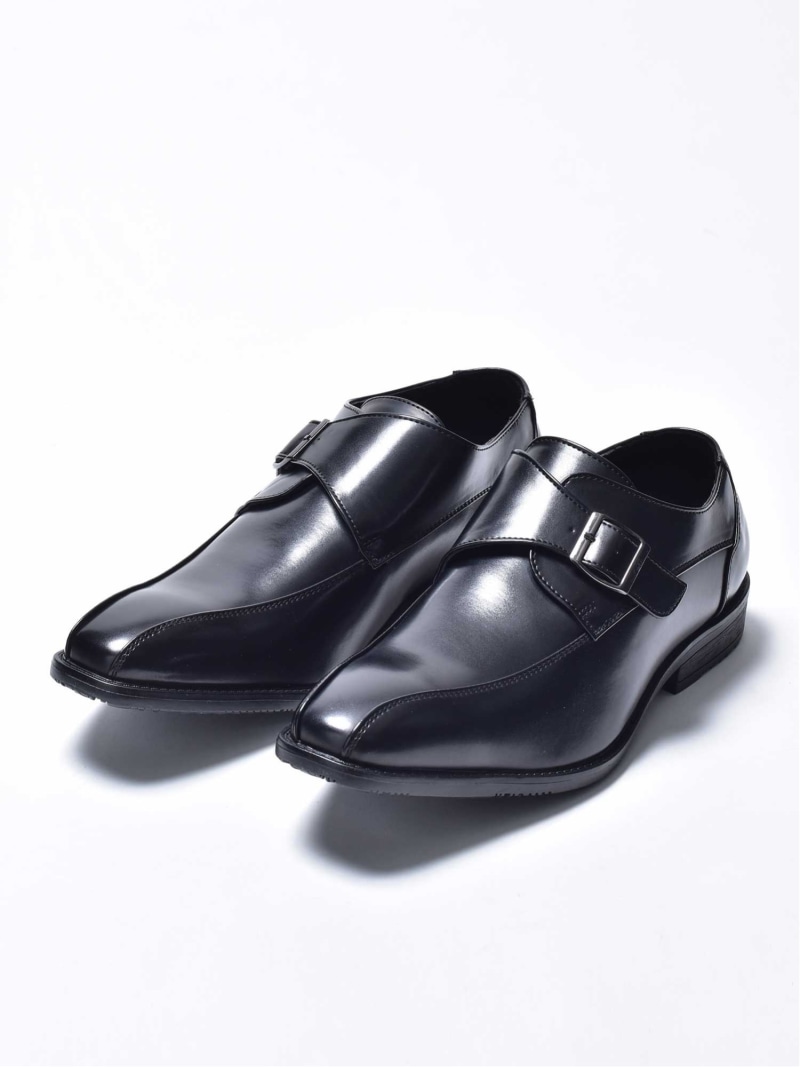 【楽天市場】SVEC MM/ONE ビジネスシューズ/シングルモンク シュベック シューズ・靴 スリッポン ブラック【送料無料】：Rakuten Fashion Men