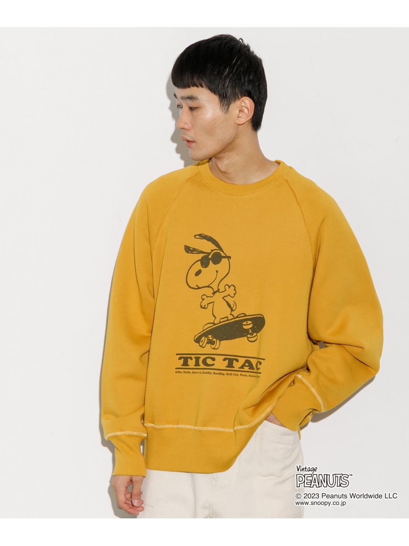 【楽天市場】【SALE／50%OFF】AMERICAN RAG CIE PEANUTS オーバーダイスウェット TIC TAC アメリカンラグシー トップス スウェット・トレーナー イエロー ...