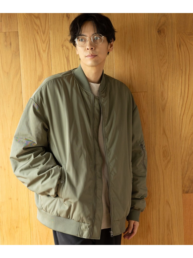 【楽天市場】【SALE／43%OFF】LAKOLE 中綿MA-1 ラコレ ジャケット・アウター ブルゾン・ジャンパー ブルー ブラック グリーン【RBA_E】【送料無料】：Rakuten ...