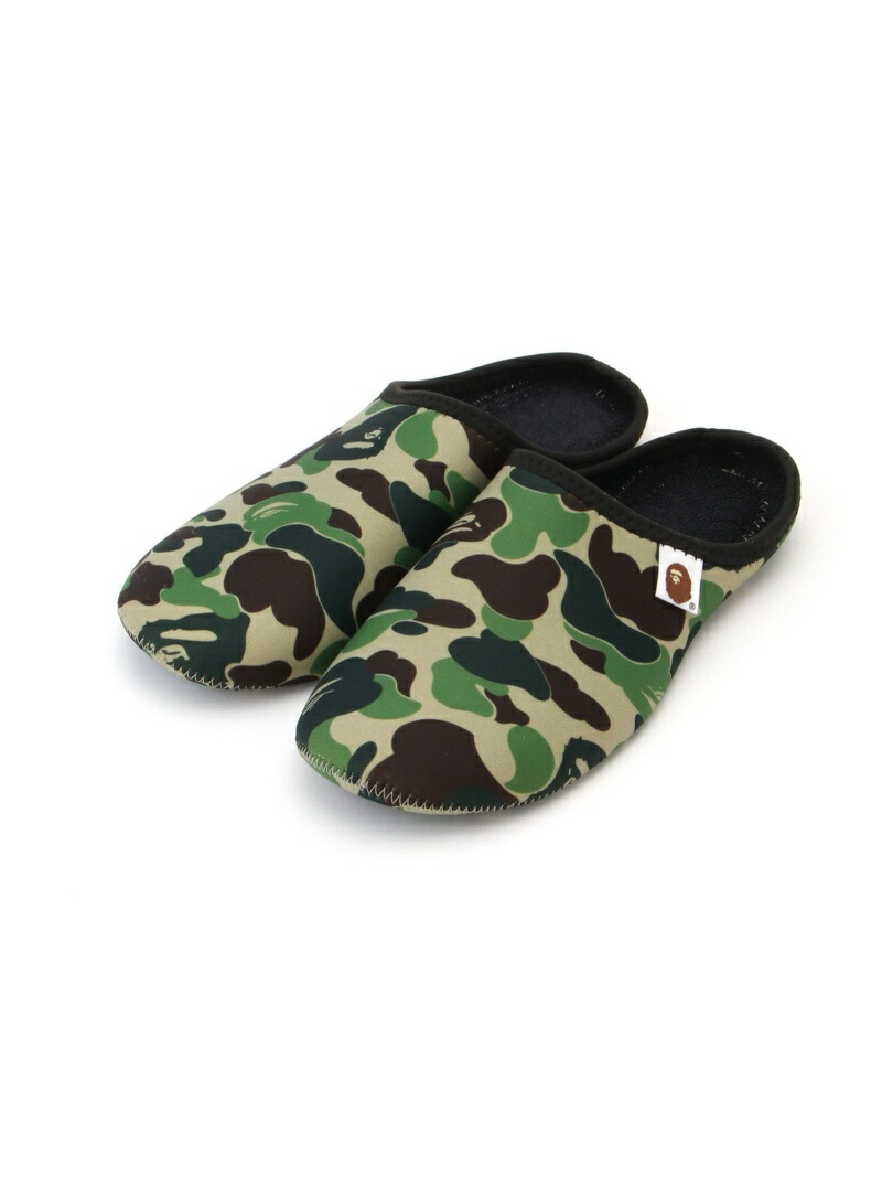 【楽天市場】A BATHING APE ABC SLIPPERS & POUCH SET M ア ベイシング エイプ インテリア・生活雑貨 ...