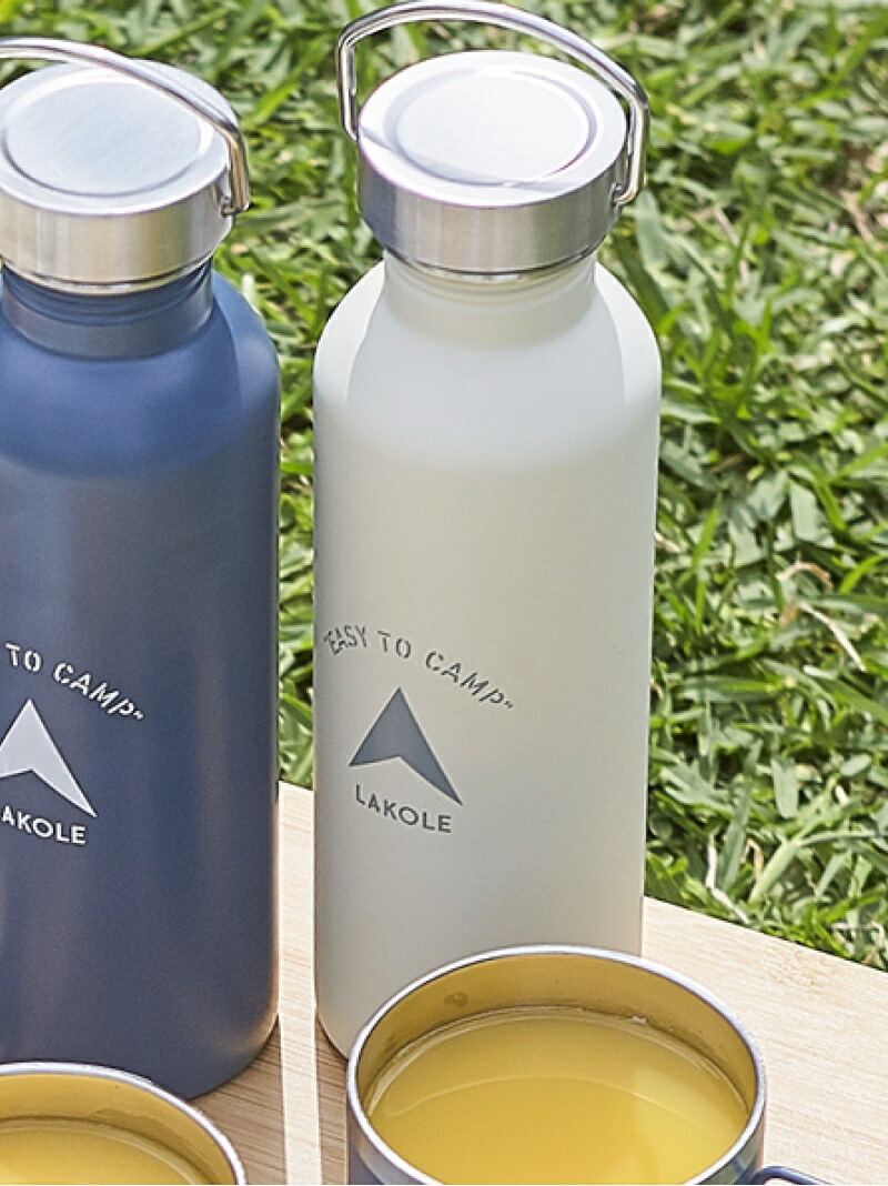 【楽天市場】【SALE／50%OFF】LAKOLE ETC-ボトル750ml ラコレ 食器・調理器具・キッチン用品 水筒・マグボトル ホワイト カーキ ネイビー【RBA_E】：Rakuten ...