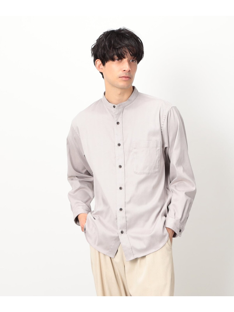 【楽天市場】【SALE／70%OFF】COMME CA COMMUNE フェイクスエード バンドカラーシャツ コムサイズム トップス シャツ ...