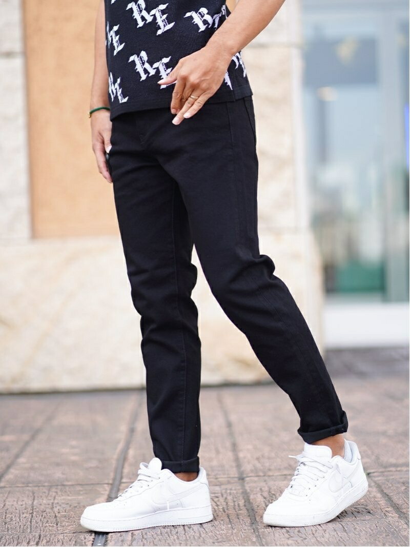 【楽天市場】Retro Engine Retro Engine/(M)11.3black skinny pants アダムスジャグラー パンツ ...