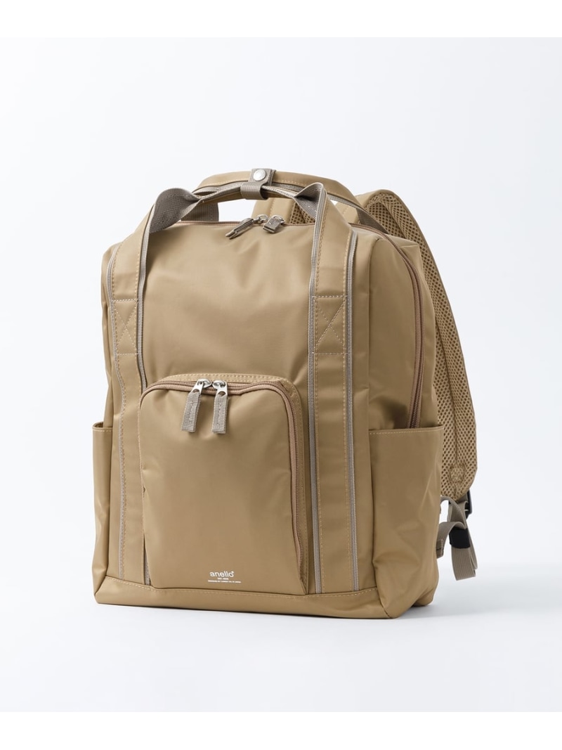 【楽天市場】anello CUBE リュック アネロ バッグ リュック・バックパック グリーン ネイビー ブラック ベージュ【送料無料 ...