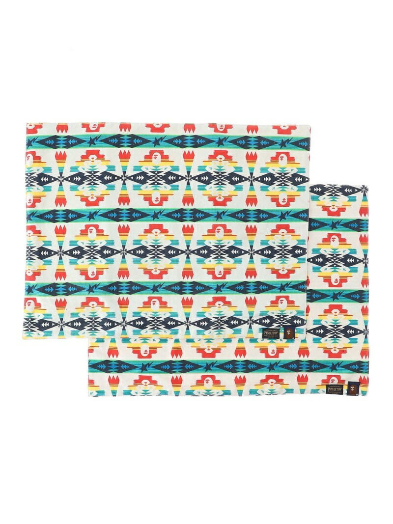 【楽天市場】A BATHING APE (M)【 BAPE X PENDLETON 】PLACE MAT 2P SET ア ベイシング エイプ ...