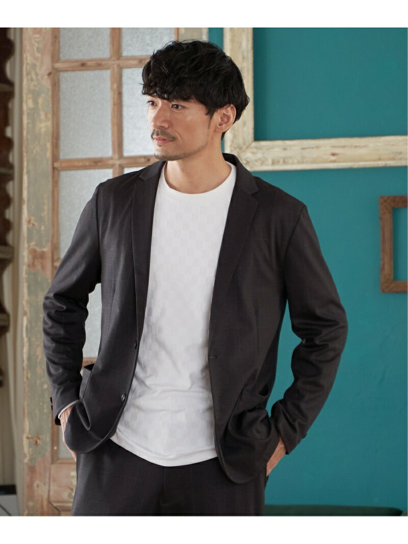 【楽天市場】IKKA LOUNGE 【セットアップ対応】GOKU楽ワーク テーラードジャケット イッカ ジャケット・アウター テーラードジャケット・ブレザー ネイビー グレー ブラウン【送料 ...