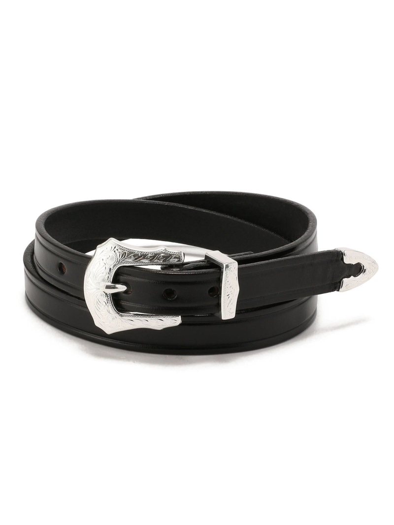 【楽天市場】BEAVER TORY LEATHER 3/4 inch 3-Piece Silver Buckle Set Belt ビーバー ...