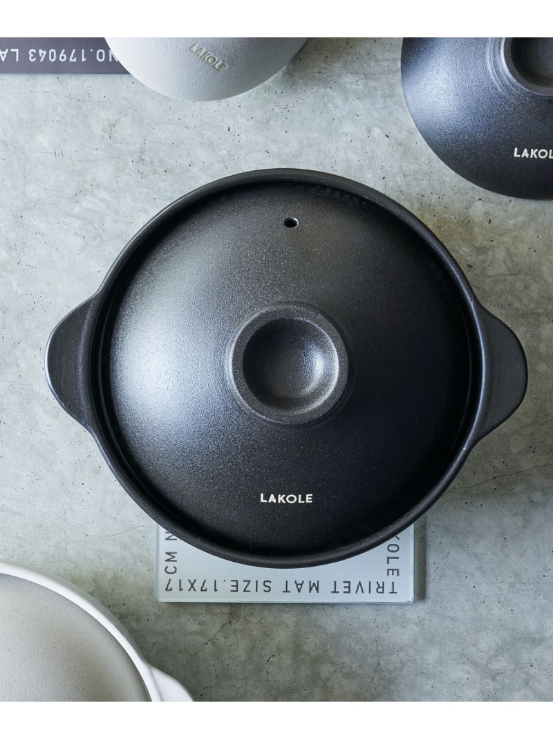 【楽天市場】【SALE／30%OFF】LAKOLE (U)ドナベ8ゴウ ラコレ 食器・調理器具・キッチン用品 鍋・フライパン ブラック ホワイト【RBA_E】：Rakuten Fashion Men