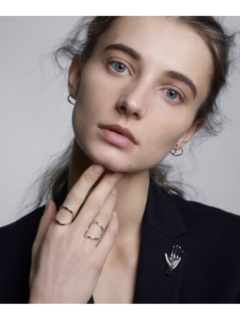 【楽天市場】IRIS47 IRIS 47/curving ring フォブ アクセサリー・腕時計 リング・指輪 ゴールド シルバー【先行予約 ...