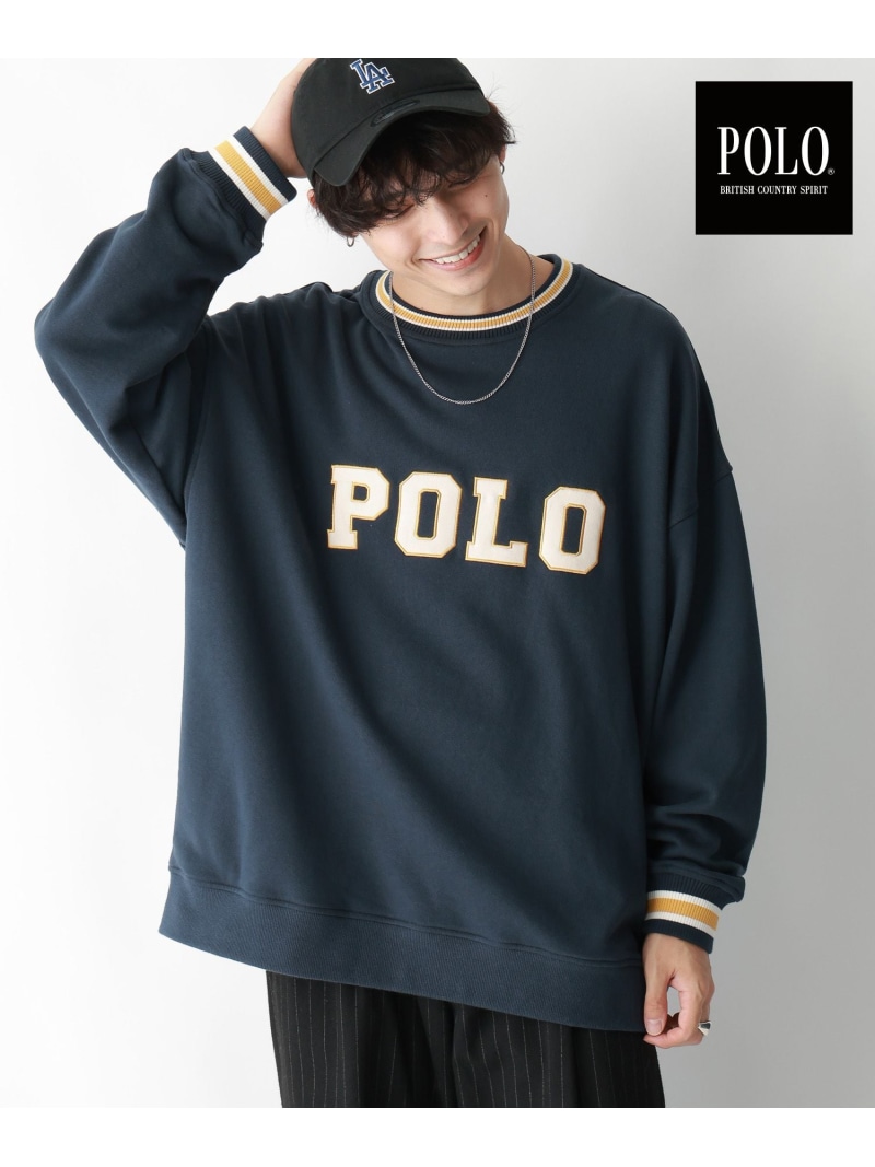 【楽天市場】【SALE／30%OFF】RAGEBLUE 【POLO BCS/ポロ・ビーシーエス】ブランドロゴ/オーバーサイズ裏毛スウェット レイジブルー トップス スウェット・トレーナー ...